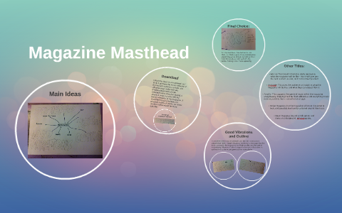 Magazine Masthead by