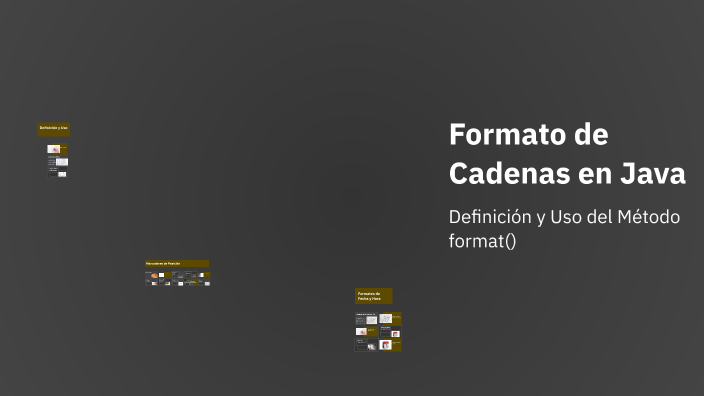 Formato de Cadenas en Java by Bryan Ber on Prezi