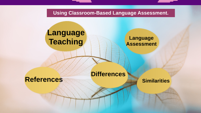 Using Classroom-Based Language Assessment by Stefania Santander on Prezi