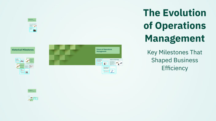 The Evolution of Operations Management by Beltran Fraile on Prezi