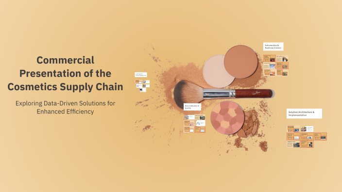 Commercial Presentation of the Cosmetics Supply Chain by mariem zorgani ...