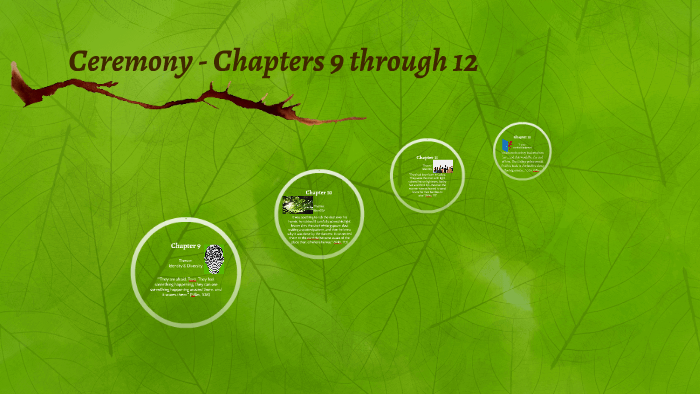 Ceremony - Chapters 9 through 12 by on Prezi