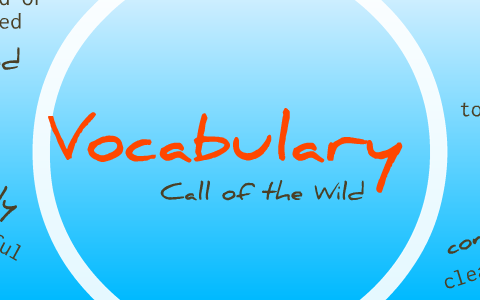 vocabulary part 2 Call of the Wild by Gabe Wise on Prezi