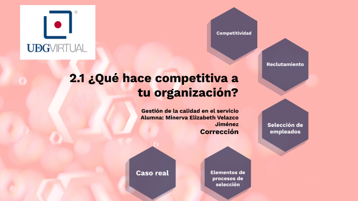 2.1 ¿Qué hace competitiva a tu organización? by MINERVA ELIZABETH ...