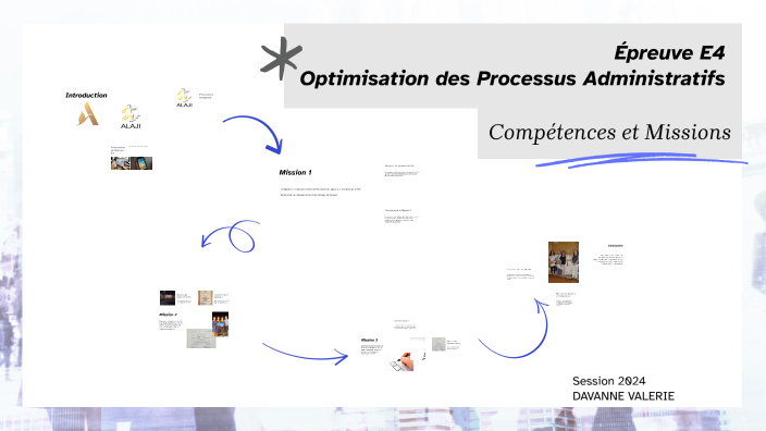 Présentation de l'épreuve E4 OPA Valérie by Valérie Davanne on Prezi