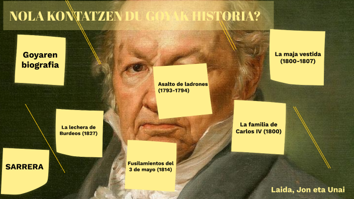 nola kontatzen du goyak historia? by Maialen Serrano Torres on Prezi