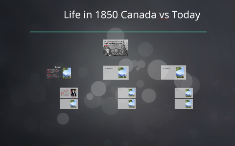 Life in 1850 Canada vs Today by on Prezi