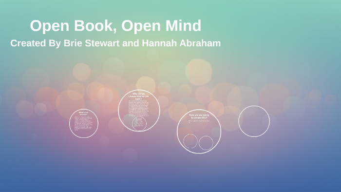 Open Book, Open Mind by Hannah Abraham on Prezi