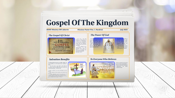 The Gospel Of Christ by William Hardrick on Prezi