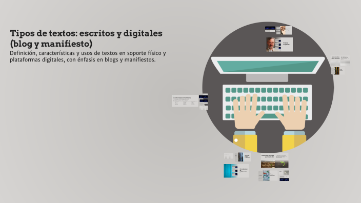 Tipos de textos: escritos y digitales (blog y manifiesto) by jose ...