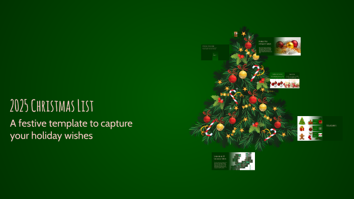 2025 Christmas List by robyn hall on Prezi