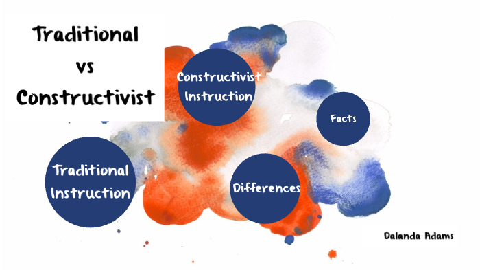 Traditional vs Constructivist by Dalanda Adams on Prezi