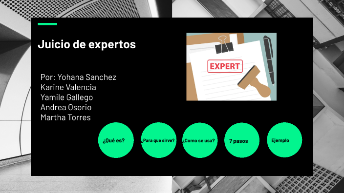 Juicio de expertos by valeria jaramillo on Prezi