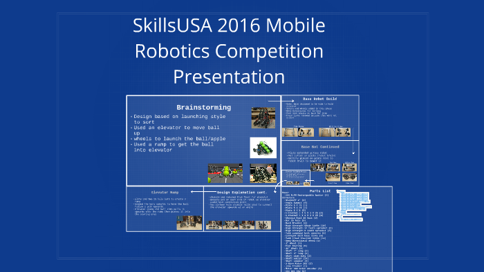 SkillsUSA 2016 Mobile Robotics Competition Presentation by Connor ...