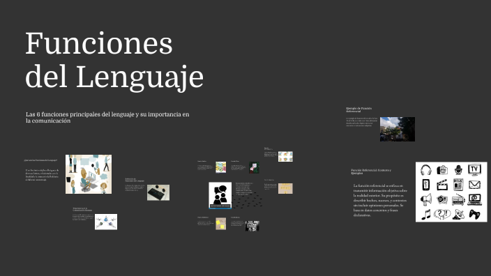 Funciones del Lenguaje by Joan Gordillo on Prezi