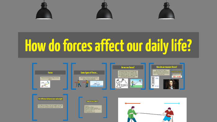 How do forces affect our daily life? by giorgio P.C.delG. on Prezi