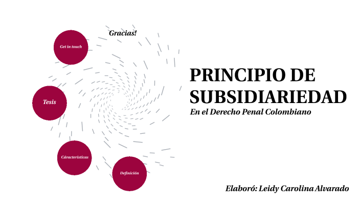 PRINCIPIO DE SUBSIDIARIEDAD by Leidy Alvarado on Prezi