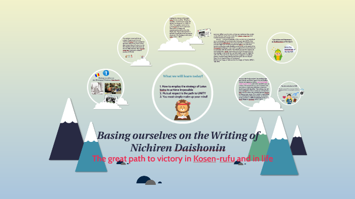 Basing ourselves on the Writing of Nichiren Daishonin by Satomi Katsuta ...