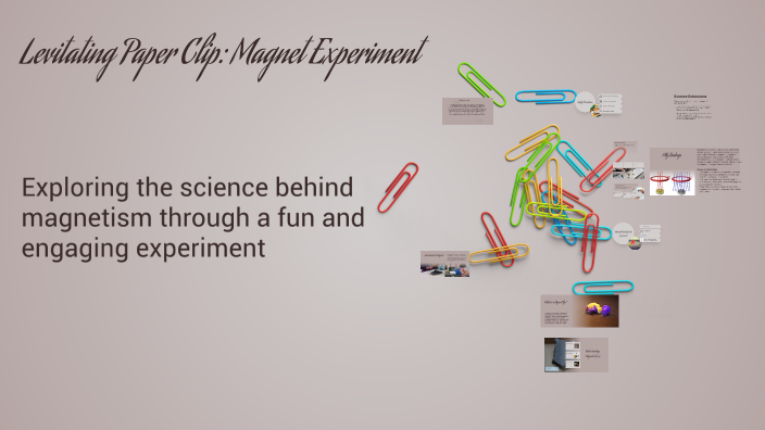 Hypothesis for Levitating Paper Clip: Magnet Experiment for Grade 5 by ...