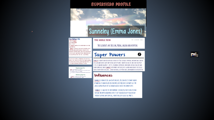 Superhero Element Project by Claire Mendez on Prezi