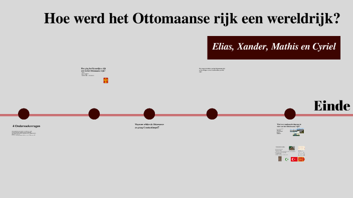 Hoe werd het Ottomaanse rijk een wereldrijk? by Cyriel Decuypere on Prezi