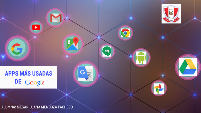 APPS MAS USADAS DE GOOGLE by Megan Luana Mendoza Pacheco on Prezi