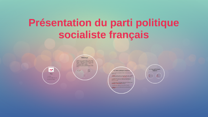 Présentation d'un parti politique français by Yanis Hannoir on Prezi