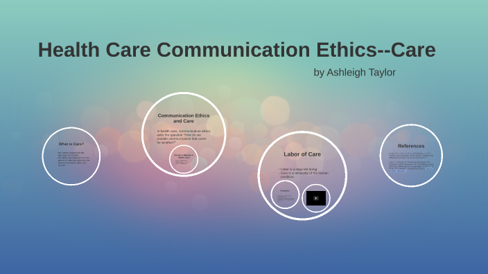 Health Care Communication Ethics by Ashleigh Taylor on Prezi
