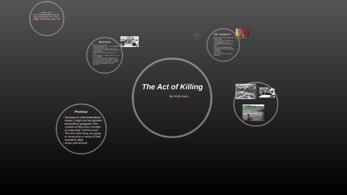 The Act of Killing Documentary Presentation by Amrita Dass on Prezi