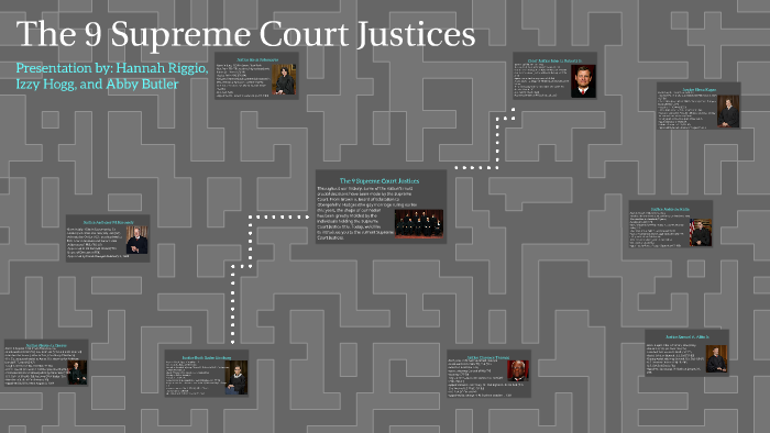 The 9 Supreme Court Justices by Hannah Riggio on Prezi