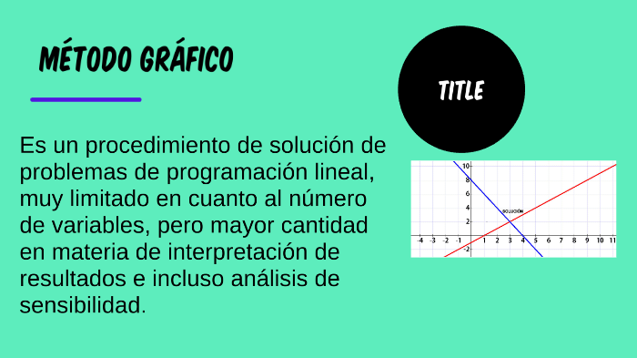 Método gráfico by Vanesa Carrasco on Prezi
