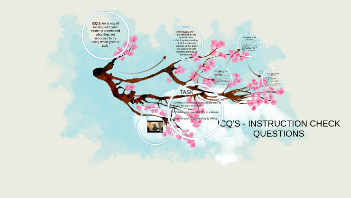 ICQ'S - INSTRUCTION CHECK QUESTIONS by Victoria Rae on Prezi