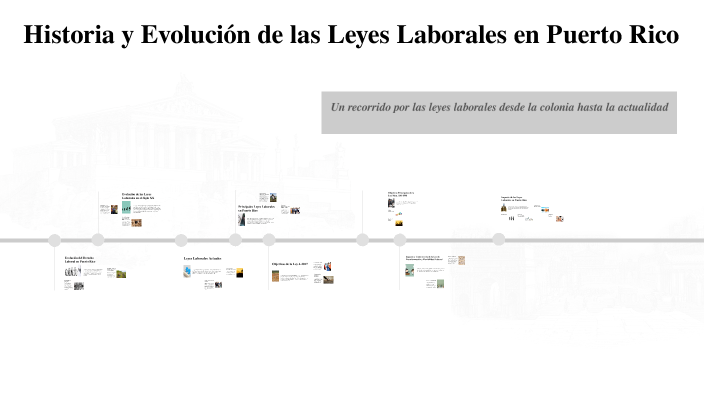 Historia y Evolución de las Leyes Laborales en Puerto Rico by Servicios ...