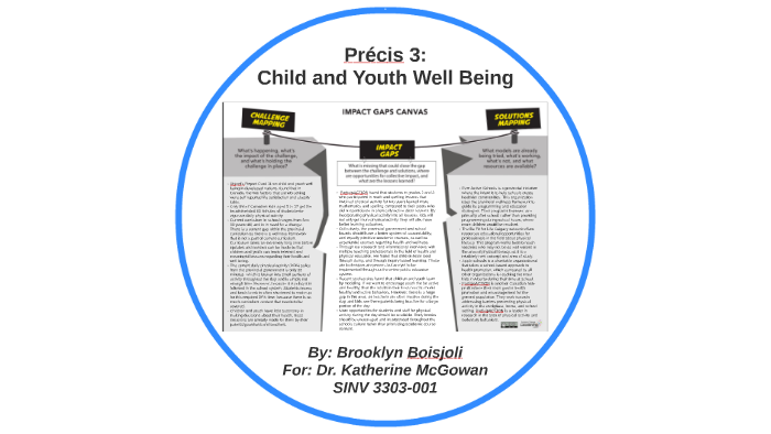 Impact Gap Canvas: Child and Youth Well Being by Brooklyn Boisjoli on Prezi