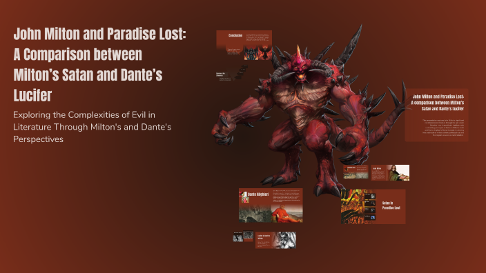 John Milton and Paradise Lost: A Comparison between Milton’s Satan and ...