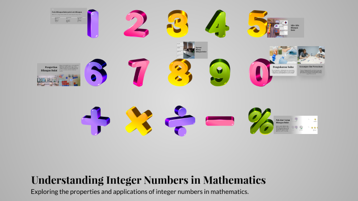 Understanding Integer Numbers in Mathematics by St fatimah on Prezi