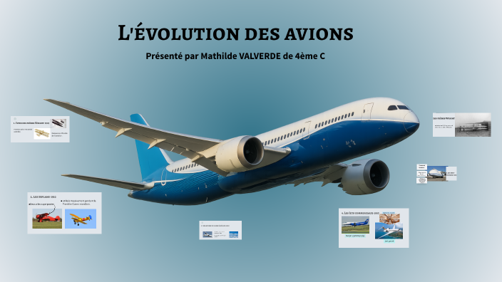 L'évolution des avions by Mathilde VALVERDE on Prezi