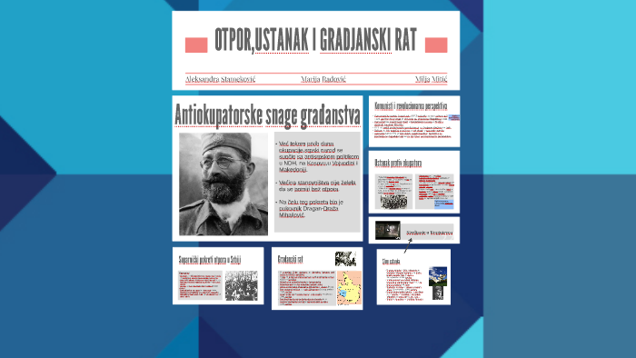 OTPOR,USTANAK I GRADJANSKI RAT by milja mitic on Prezi