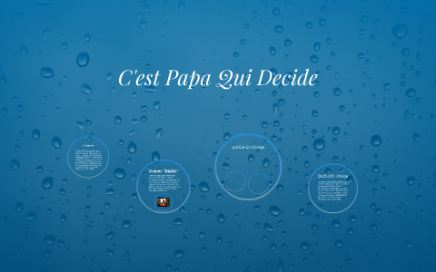 C'est Papa Qui Decide by Allison Janowski on Prezi