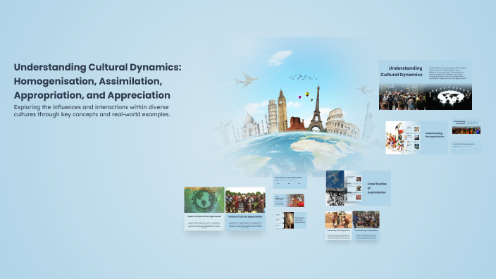 Understanding Cultural Dynamics: Homogenisation, Assimilation ...