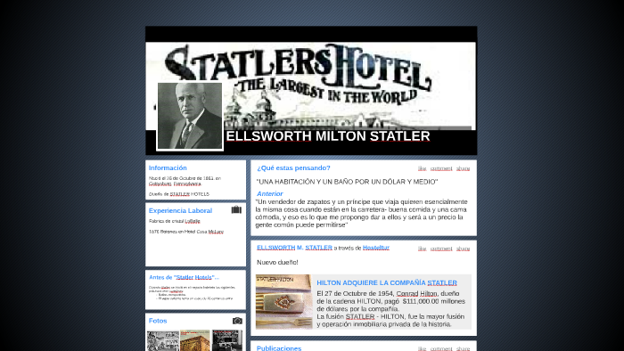 ELLSWORTH MILTON STATLER by Maria Belen Flores Olayo on Prezi