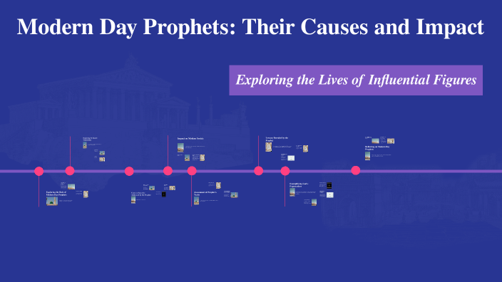 Modern Day Prophets: Their Causes and Impact by Victoria George on Prezi