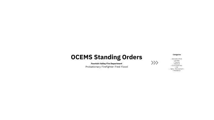 OCEMS Standing Orders by Fred Flood on Prezi