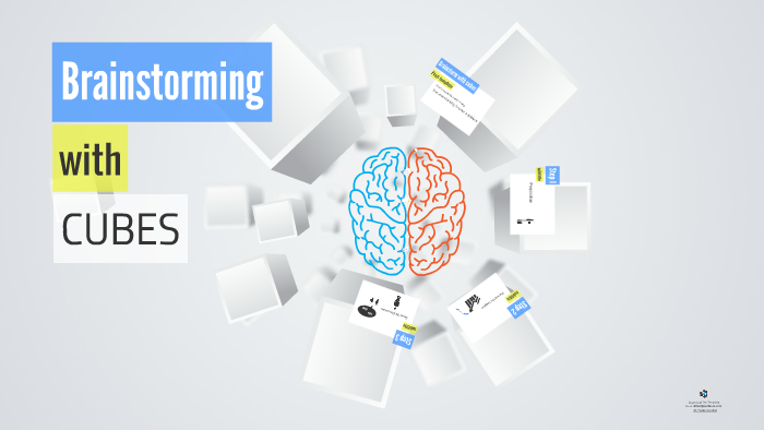 Brainstorm with cubes Prezi template by Prezi Templates on Prezi