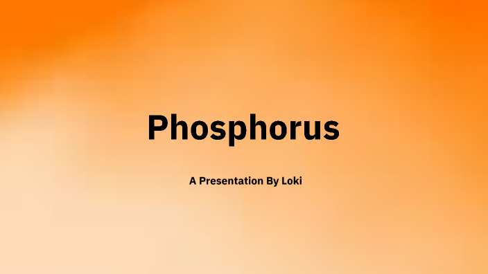 Element Presentation; Loki by Loki Miller on Prezi