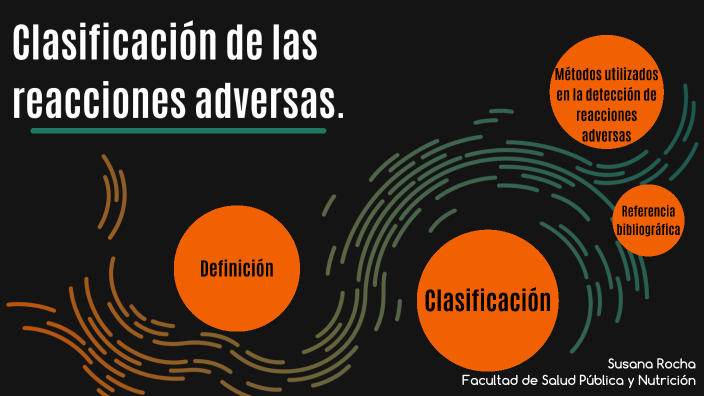 Clasificación de las reacciones adversas by Susana Rocha on Prezi