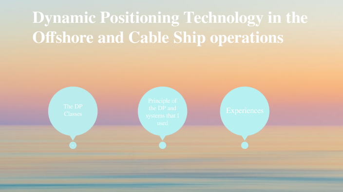 Dynamic Positioning Technology in the Offshore and Cable Ship ...