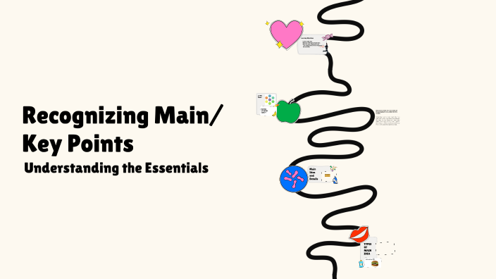 Recognizing Main/Key Points by Mariecris Limpiada on Prezi
