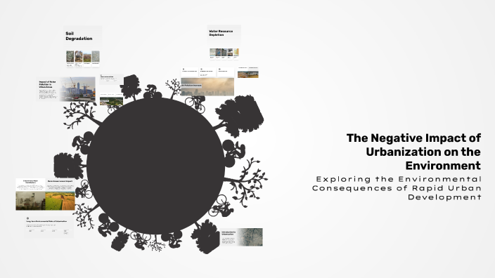 The Negative Impact of Urbanization on the Environment by kaushal Raj ...