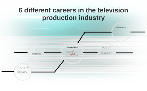 6 different careers in the television production industry by Douglas ...